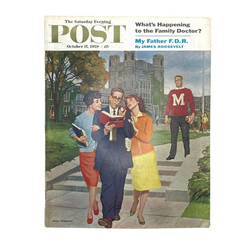 Saturday Evening Post Magazine October 17 1959 H. Arthur Jet - Sargent ...