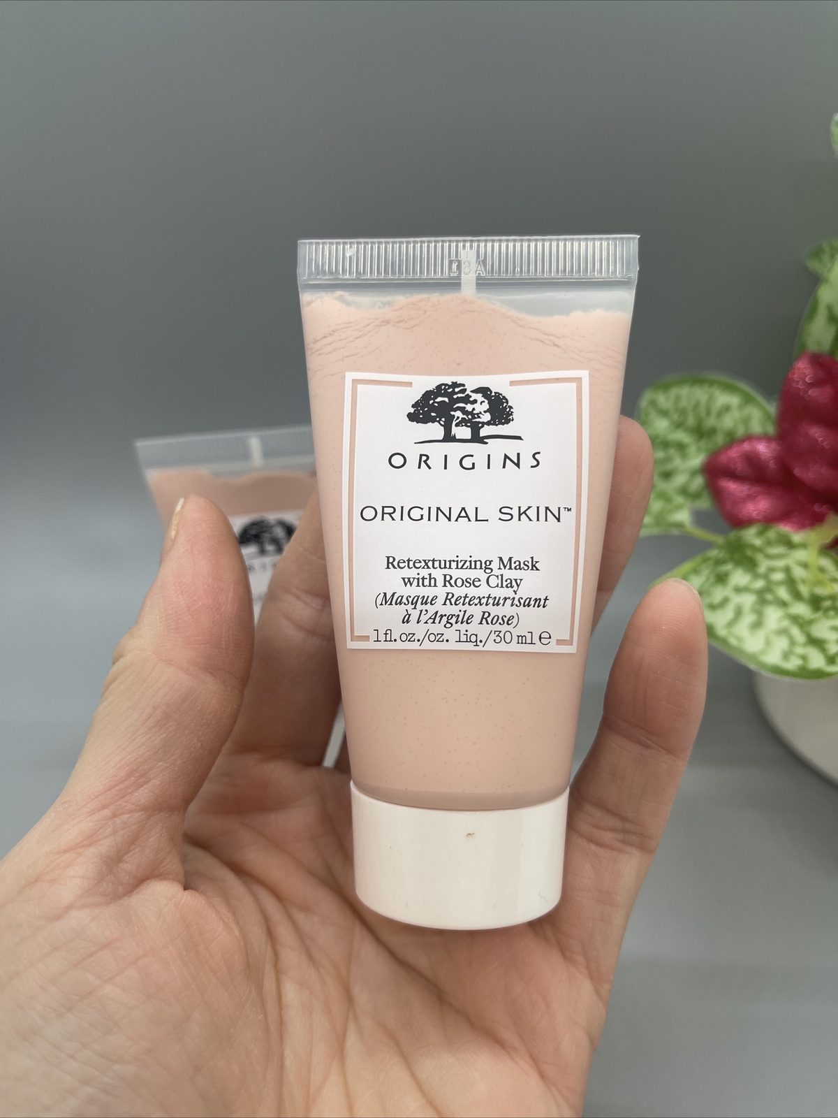 2x ORIGINS Original Skin Retexturizing Mask with Rose Clay 1 oz /30 ml ...