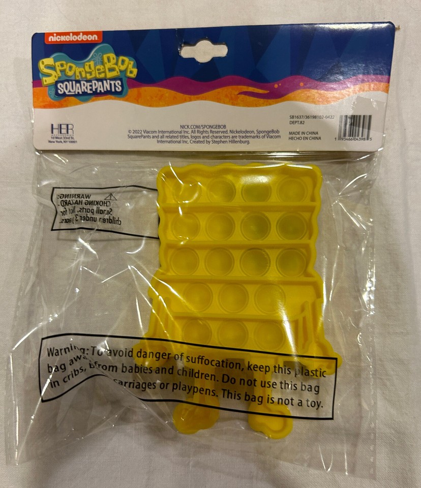 Spongebob Pineapple Popper Fidget Keychain NEW | eBay