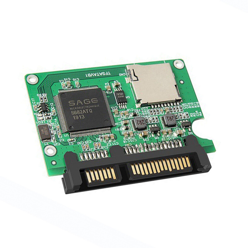 Micro SD TF Card To 22pin SATA Adapter 2.5in HDD Enclosure TF Card To ...