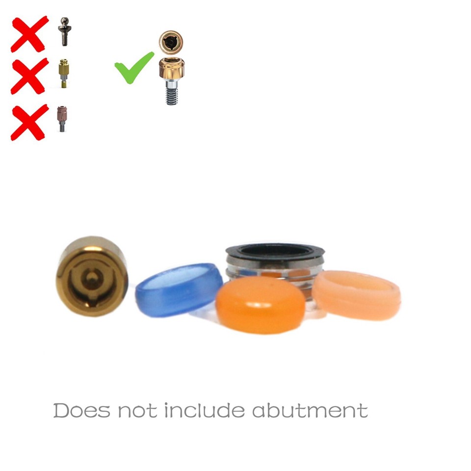 12Pcs US Dental Implants standard Locator Abutment Overdenture Male Cap ...