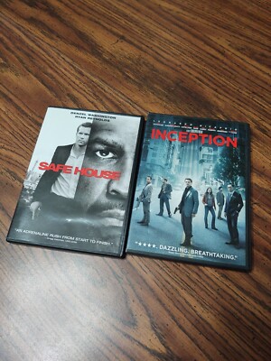DVD Movie Lot Safe House And Inception Vgc | eBay