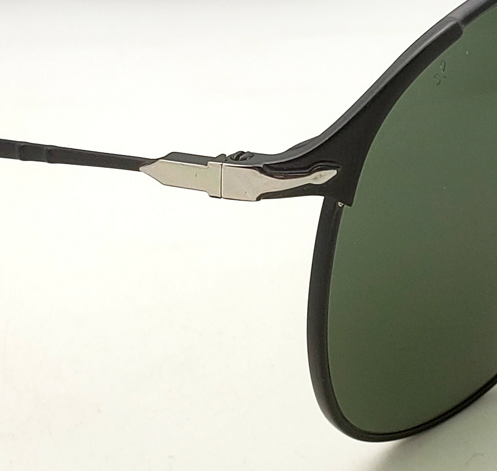 New PERSOL Sunglasses 2649-S 1078/31 55-16 Black Frames with Grey-Green ...