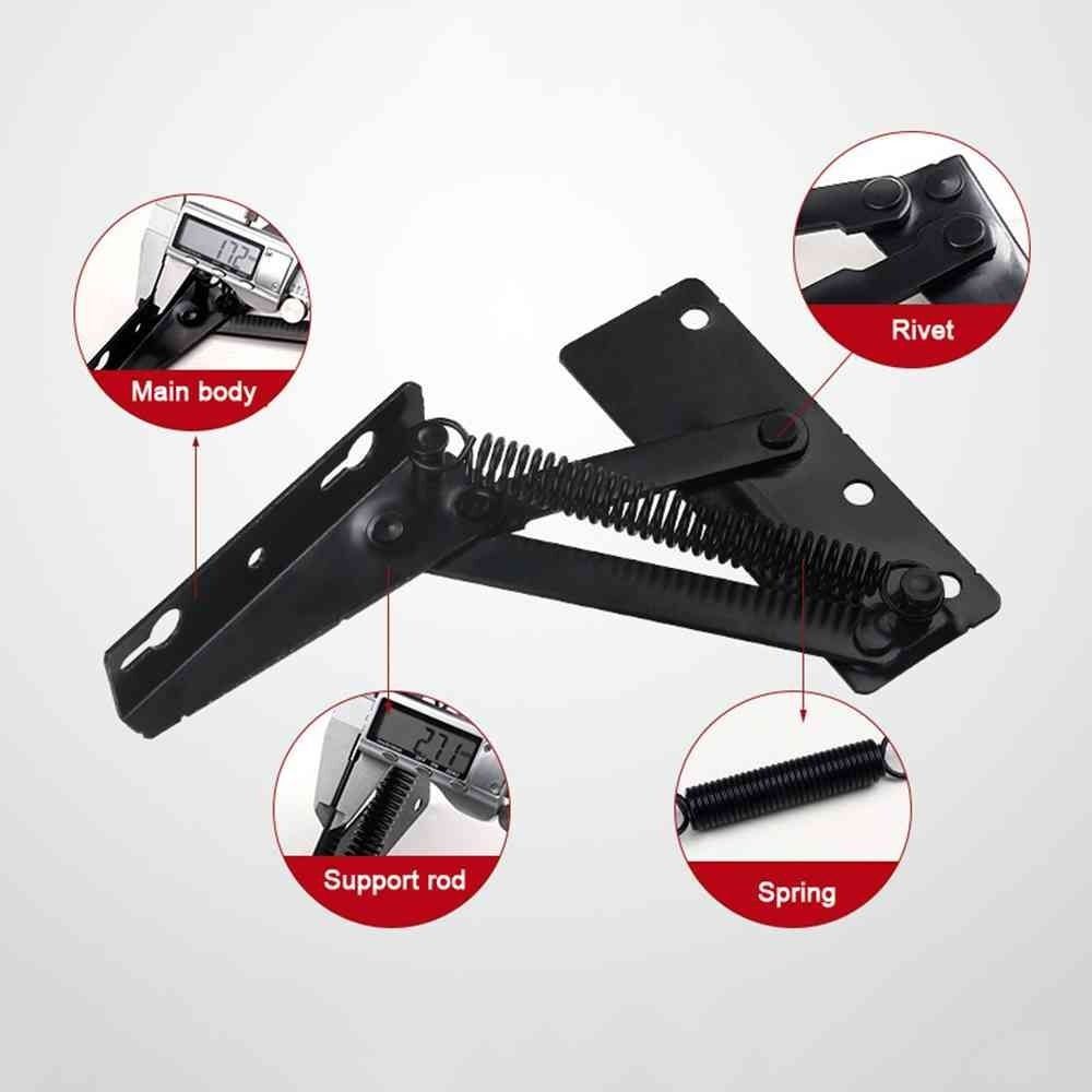 Door Hinge 2Pcs Bridge Shaped Spring Hinges Bracket Cabinet Door ...