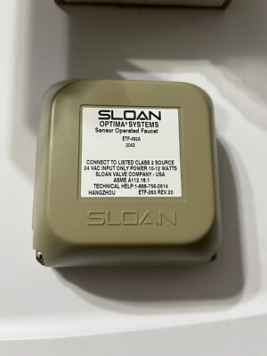 SLOAN ETF-492-A Control Module Assembly 3365003 | eBay