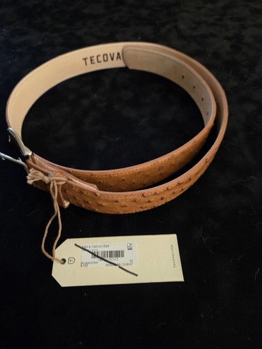 Brand New Tecovas Mens Ostrich Leather Belt Sz 38 | eBay
