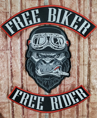 Free Biker Gorilla Greasers No Club motorcycle patches for motorcycle ...