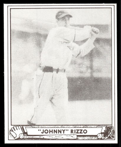 Johnny Rizzo 1986 Play Ball REPRINT Baseball Card #108 (NM) | eBay