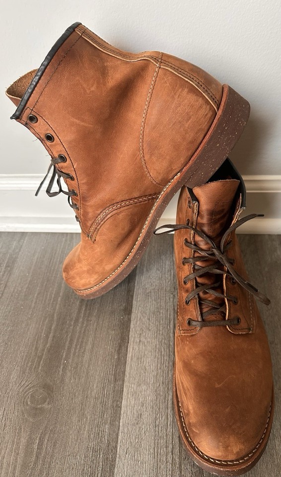 Red Wing Men's Blacksmith 6" Boots 2962 Copper Leather 10.5 | eBay
