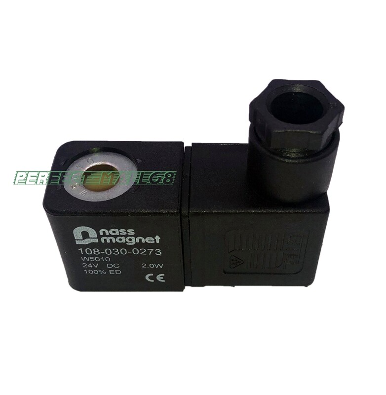 1PC New For nass magnet Solenoid Valve Coil 108-030-0273 W5010 24V DC 2 ...
