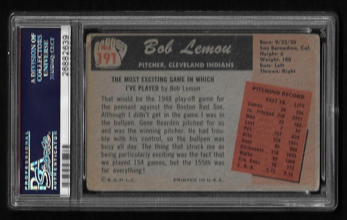 1955 Bowman - #191 Bob Lemon for sale online | eBay