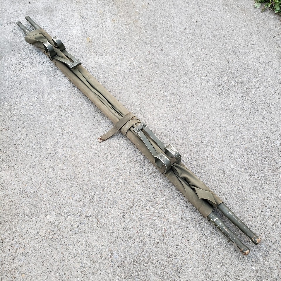 Vintage US Army Folding Stretcher First Aid Medic Military Gurney WWII ...
