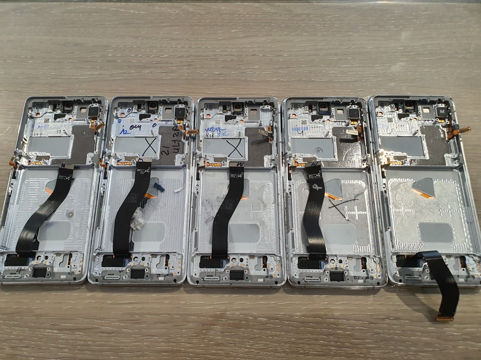 5pcs Samsung Galaxy S21 Ultra SM-S908 silver LCD Display *Faulty ...