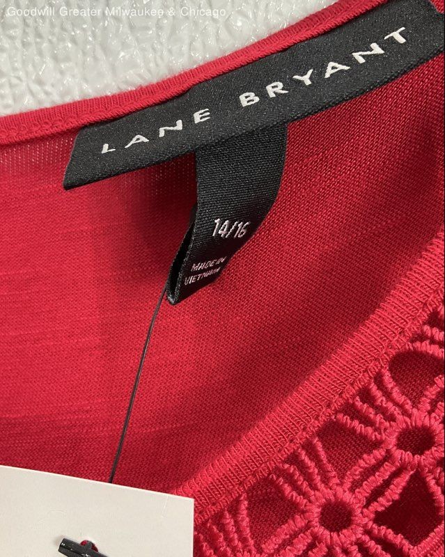 NWT women's red Lane Bryant Sleeveless Dress Size 14/16 | eBay