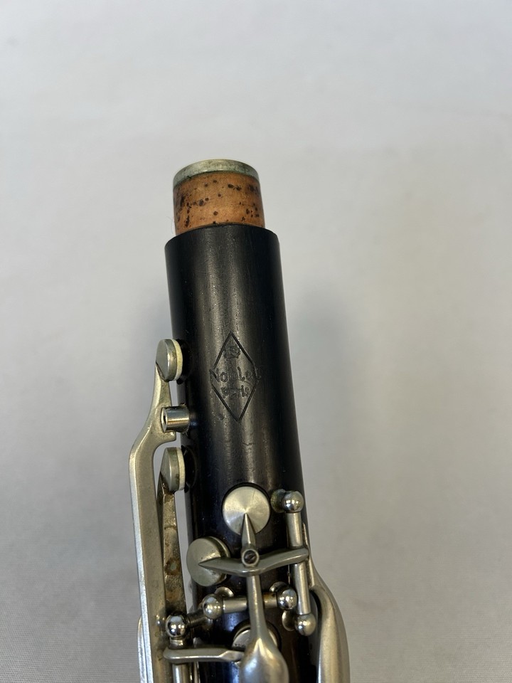 VINTAGE NOBLET PARIS DIAMOND LOGO WOOD CLARINET + MOUTHPIECE/LIG/CAP ...