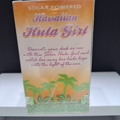 NEW Solar Powered Dancing Dancer Hawaiian Hula Lei Girl Bobble Head Sun ...