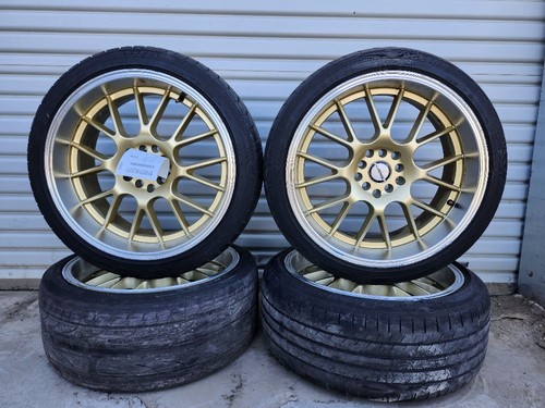 Aftermarket Shift 18x8.5 Rims 18" 4 Wheels & Tires For 2017 Toyota ...