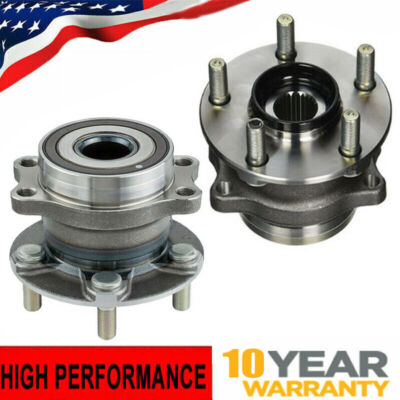 Pair 2 Rear Wheel Bearings and Hub for Subaru Forester Impreza XV ...