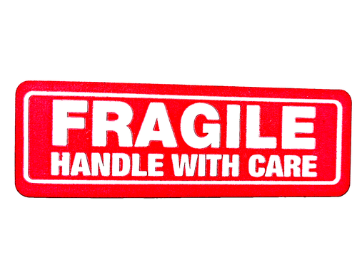 50 1x3 FRAGILE Handle with Care Labels Stickers | eBay