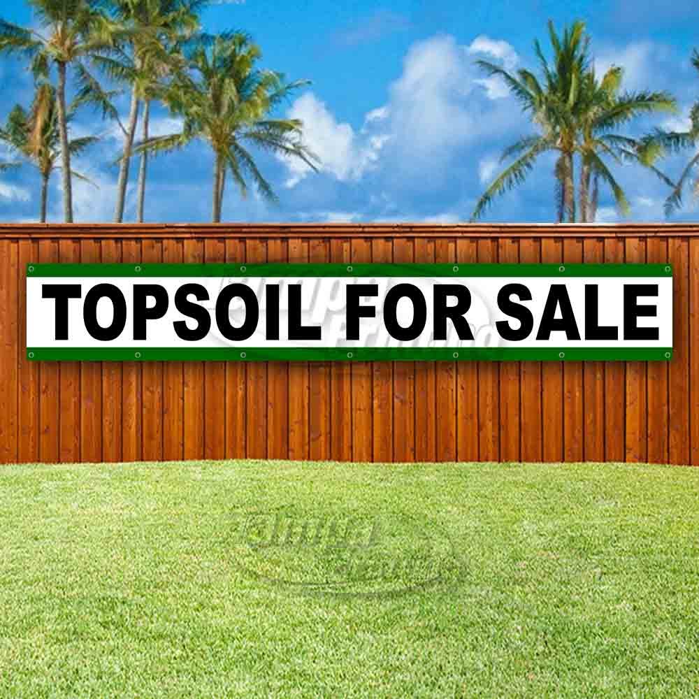 TOPSOIL FOR SALE Advertising Vinyl Banner Flag Sign LARGE HUGE XXL | eBay