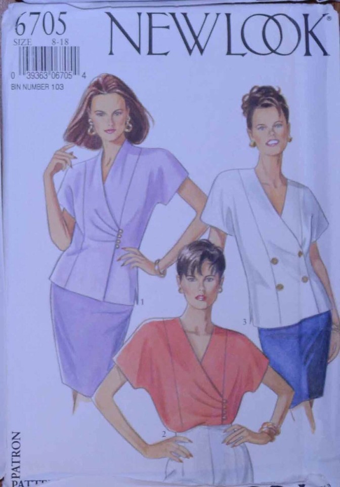 New Look Sewing Patterns Women's Multi-sized 8-18 Bust 34-44 +Handbags ...