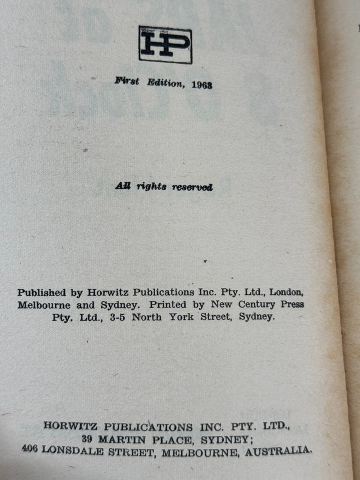 Japs at 8 O'Clock - Horwitz Publications #10 -1st Edition Paperback RAY ...