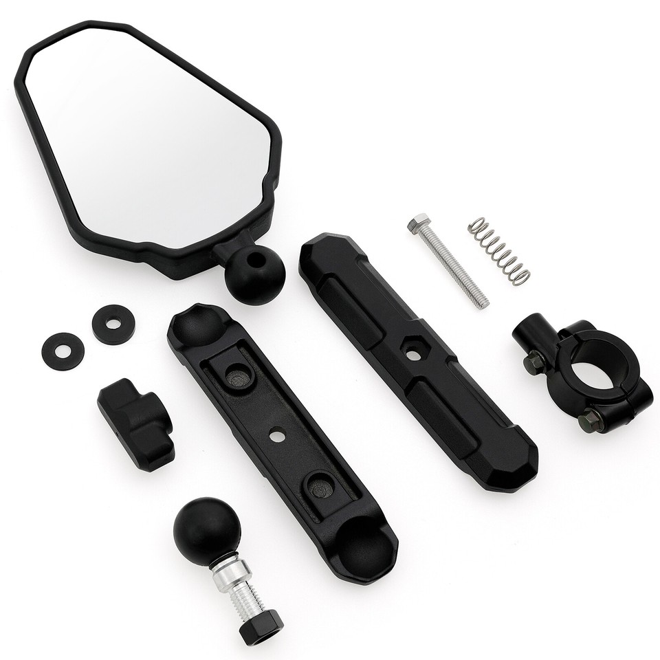 Foldable Adventure Motorcycle Rearview Mirrors For Suzuki DR200 350 ...