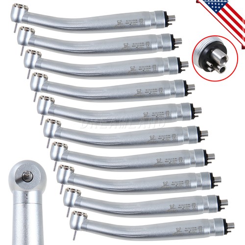 10*Dental High Speed Handpiece Push Button Turbine 4 Hole NSK Pana Max ...