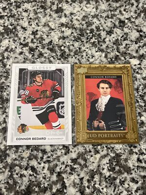 2023-24 Upper Deck Series 2 Connor Bedard Glossy Silver O-Pee-Chee UD ...