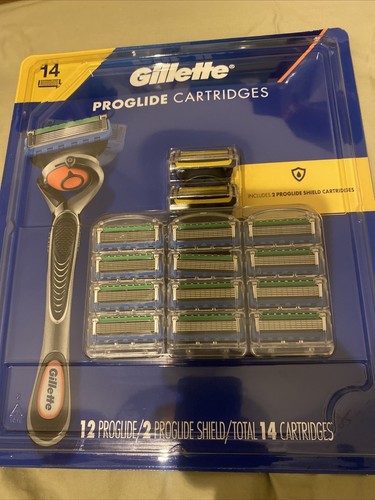Gillette Men's ProGlide Cartridges + ProGlide Shield Cartridges, 12+2 ...