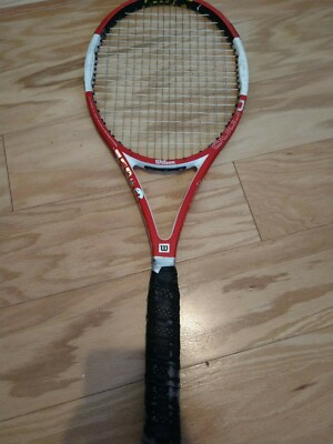 Wilson N code Tennis Racket 90 4 5/8 Tennis Strung | eBay