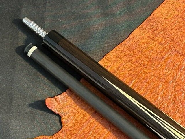 TNT Custom Pool Cue 1 of 1 With Jacoby Black Carbon Fiber Shaft. DPK2 ...