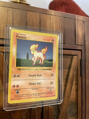 Shadowless Ponyta Base Set 60/102 Pokemon TCG | eBay