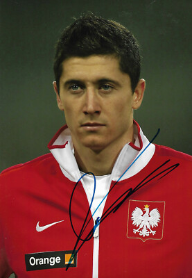 Robert Lewandowski signed 8x12 inch photo autograph | eBay