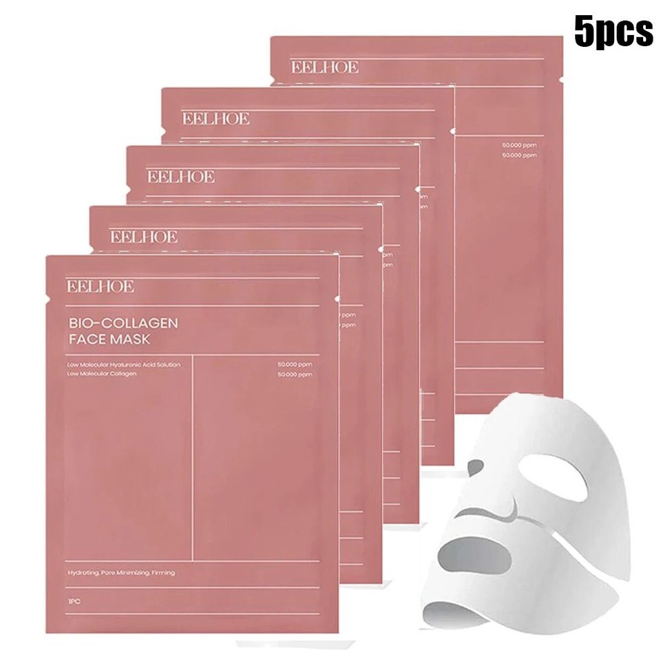 10 Bio Collagen Face Mask Real Deep Firming Deep Hydrating Overnight ...