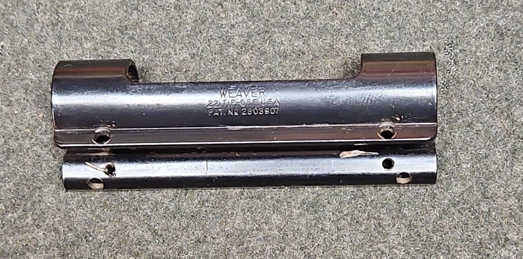 Weaver .22 Rifle Tip-Off 3/4" Scope Mount | eBay