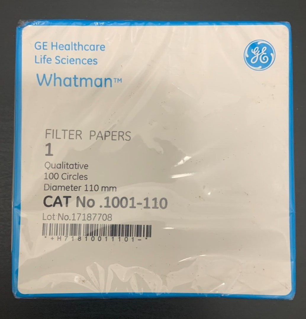 5+Boxes+Whatman+Qualitative+Filter+Paper+Circles+Grade+1+110mm+1001-110 ...
