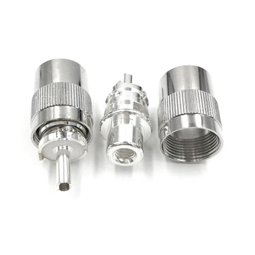 5-Teiliger Stecker UHF Stecker PL259 Stecker Lot RG58 RG142 LMR195 ...