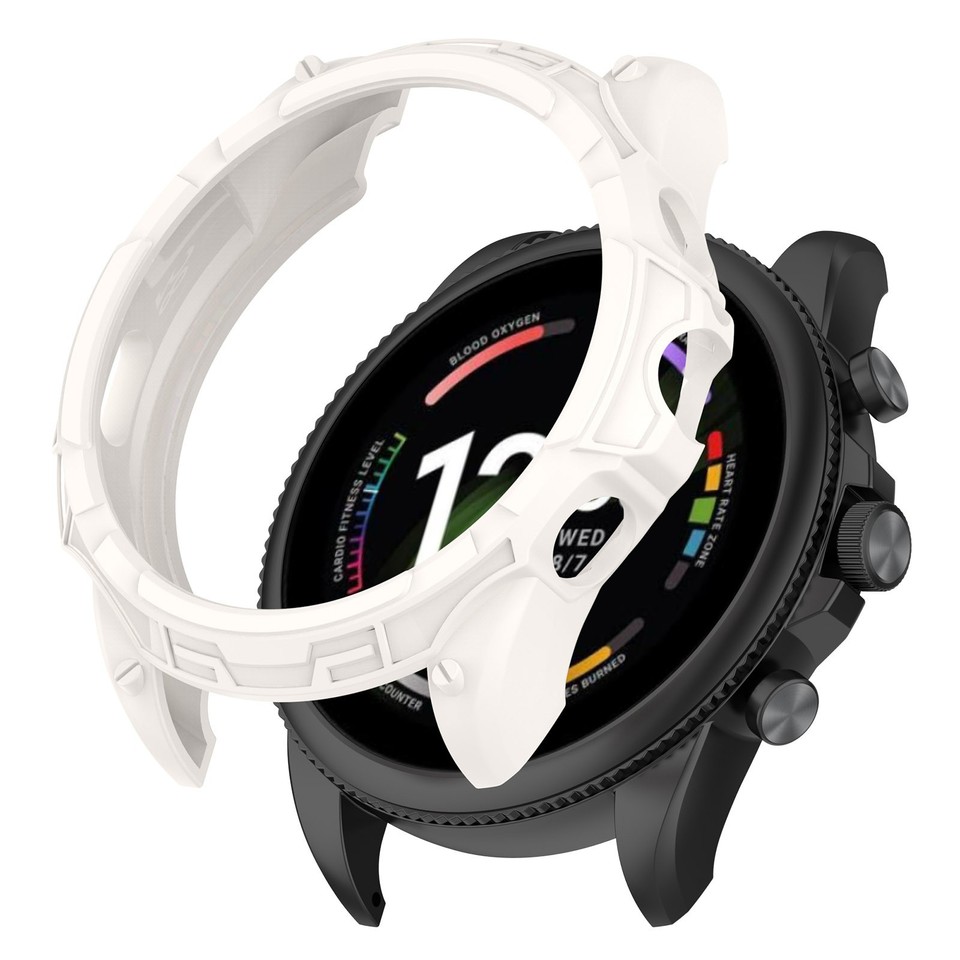Silicone Watch Protectors Case Cover Frame Shell Case For Fossil Gen 6 ...