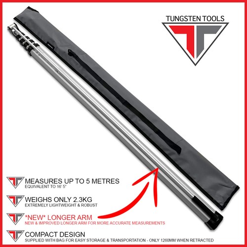 Height Measuring Stick Height Measuring Staff - Extended Flip Over Arm ...