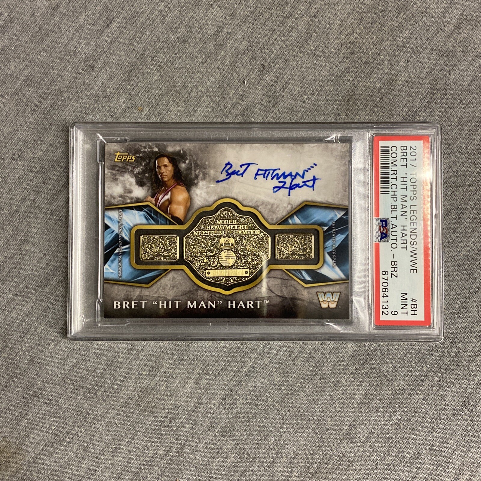 Bret Hart Autographed Memorabilia | Signed Photo, Jersey, Collectibles ...