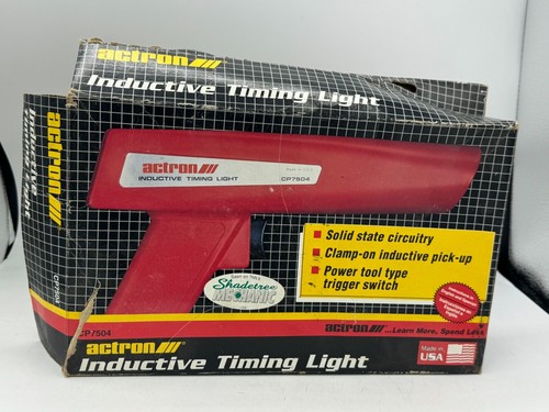 Vintage SUNPRO Inductive Timing Light #CP7504 w/ Box and Manual USA ...
