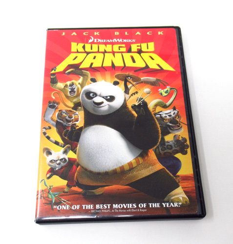 Kung Fu Panda DVD DreamWorks Movie Jack Black Animated Family Comedy ...