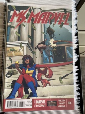 Ms Marvel 6 2014 1st App The Inventor Bionic Alligators | eBay