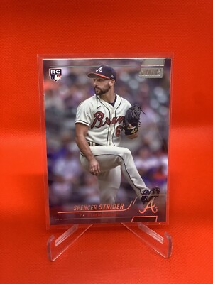 2022 Stadium Club #296 Spencer Strider RC Braves Ace Braves Hot (400 ...