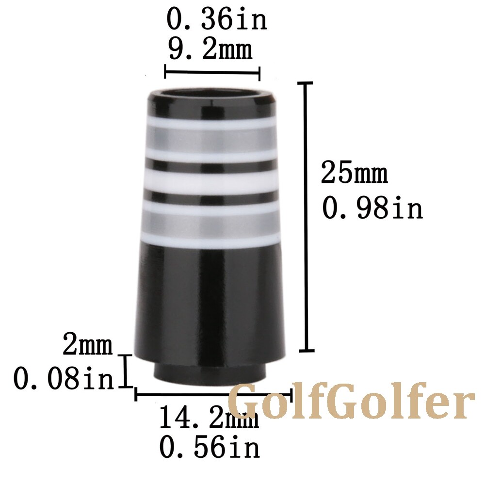 10pcs Tip .355 Golf Ferrules For Taper Tip Iron Wedge Fit Taylormade ...
