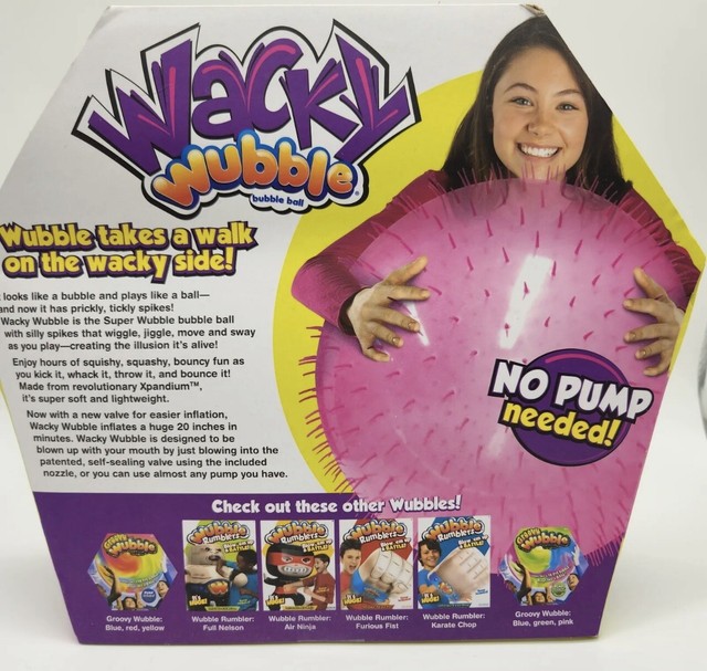 Whacky Wubble The Tear Resistant Super Bubble Ball Boing Pink for sale ...