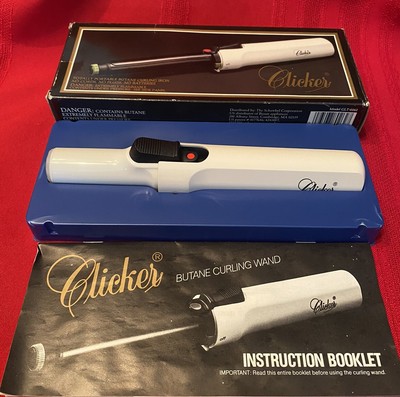 VTG. Braun Butane Clicker Curling Iron | eBay
