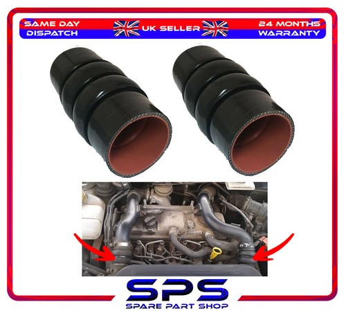 2X Intercooler Turbo Pipe For Ford Transit Connect Tourneo 1.8 Tdci Di ...