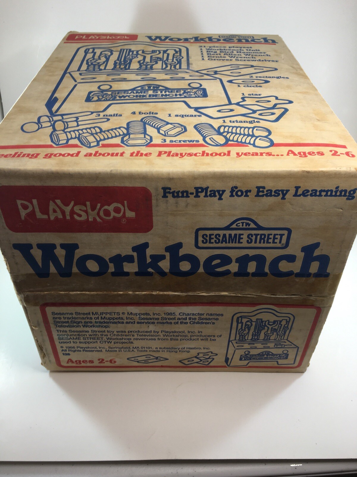 VINTAGE PLAYSKOOL SESAME STREET WORKBENCH 1985 | eBay